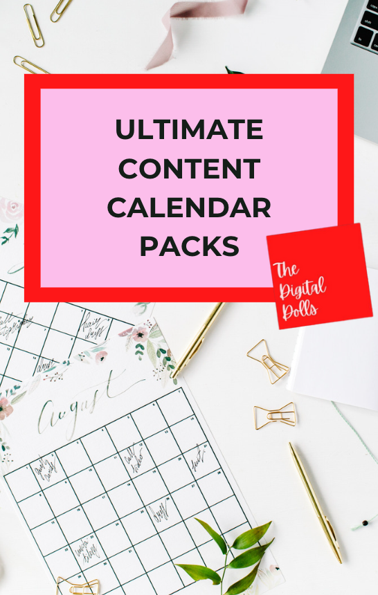 The Ultimate Content Calendar Packs – The Digital Dolls